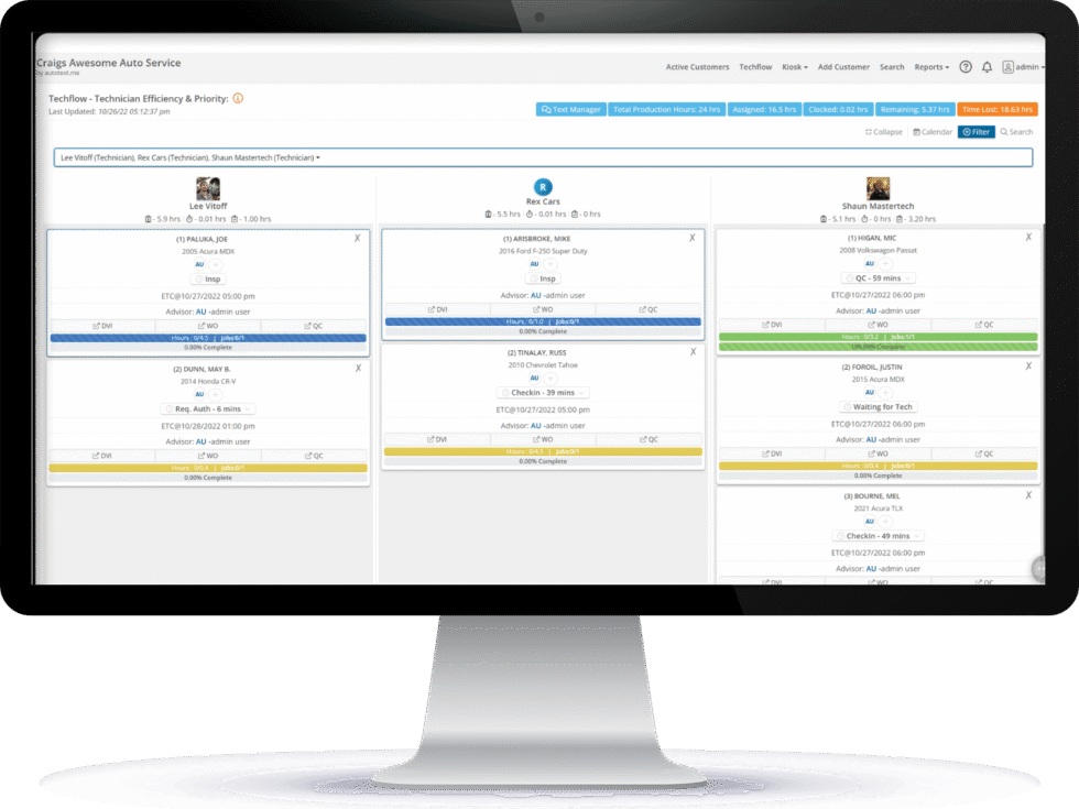 Solution to Improve Auto Technician Efficiency | Autoflow